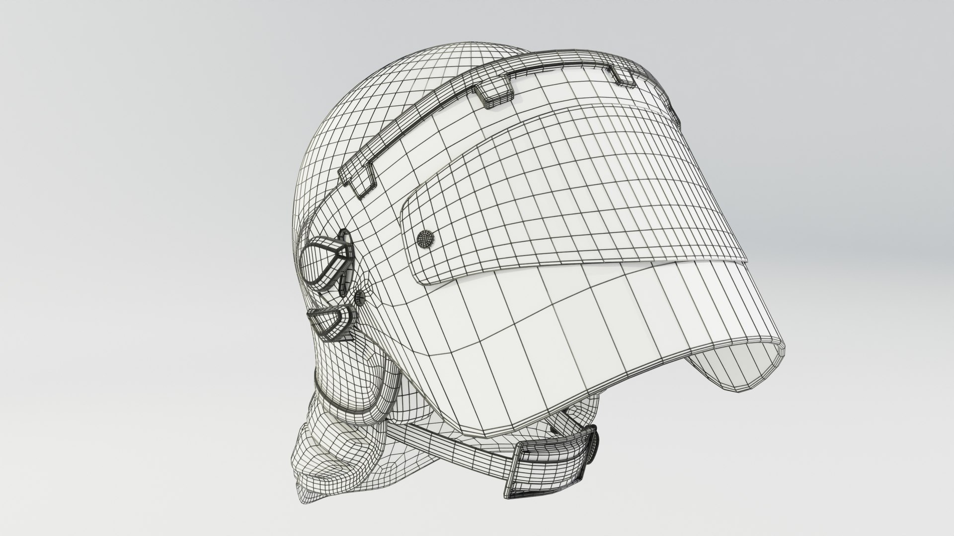 Police Riot Helmet PBR 3D Model - TurboSquid 1753864