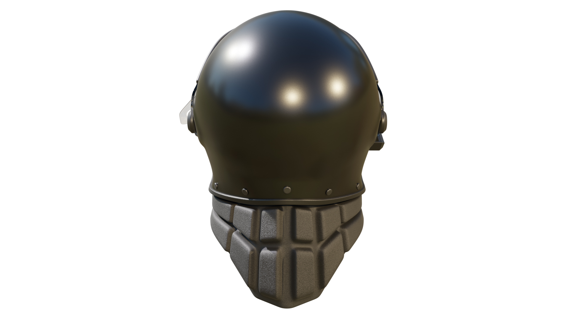 Police Riot Helmet PBR 3D model - TurboSquid 1753864