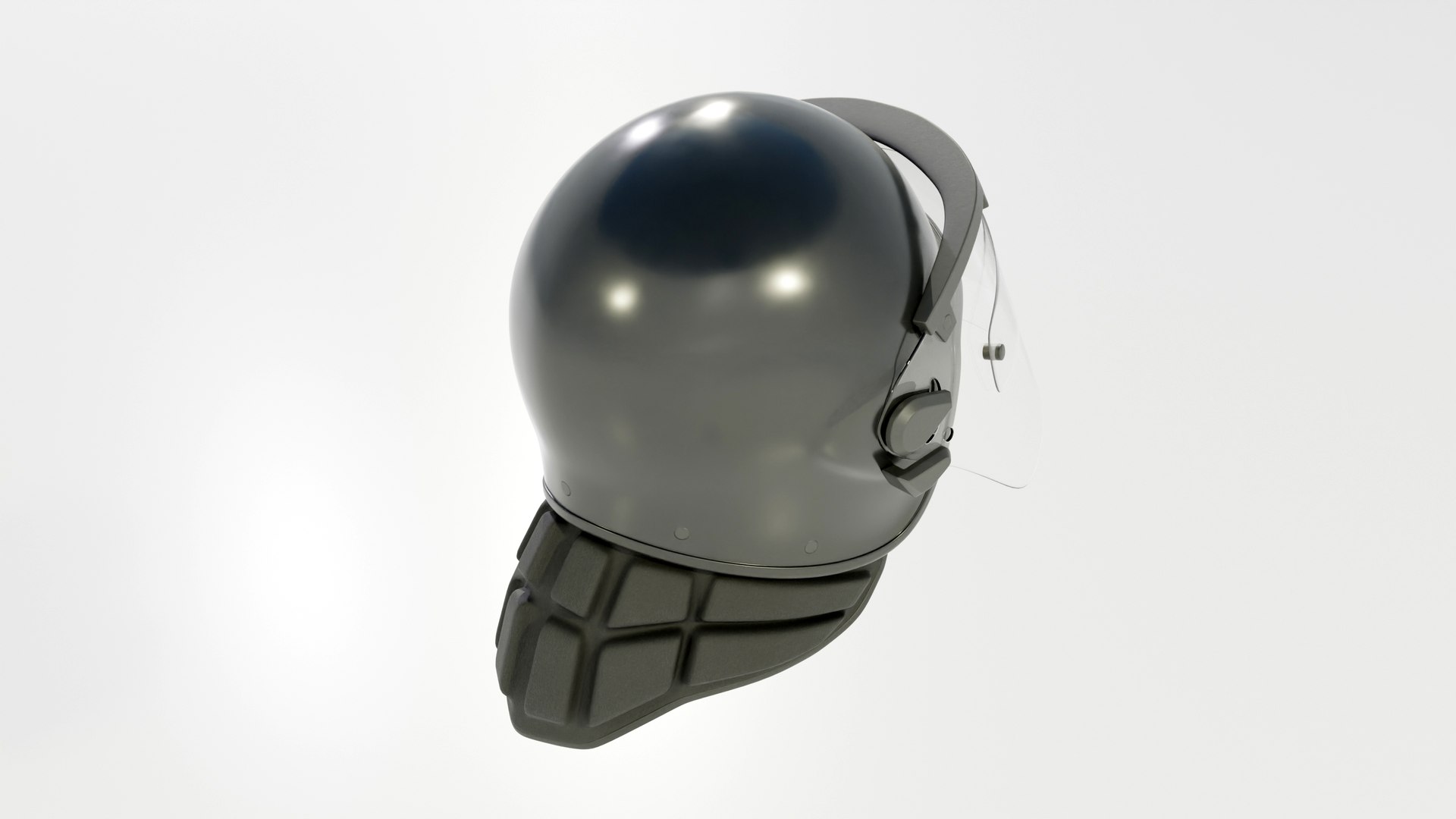 Police Riot Helmet PBR 3D Model - TurboSquid 1753864
