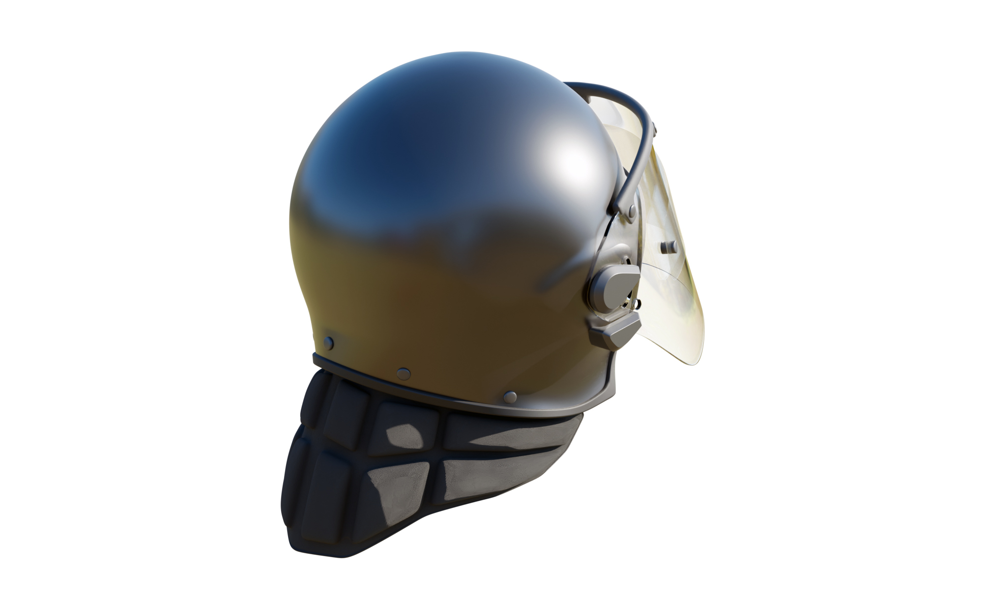 Police Riot Helmet PBR 3D model - TurboSquid 1753864