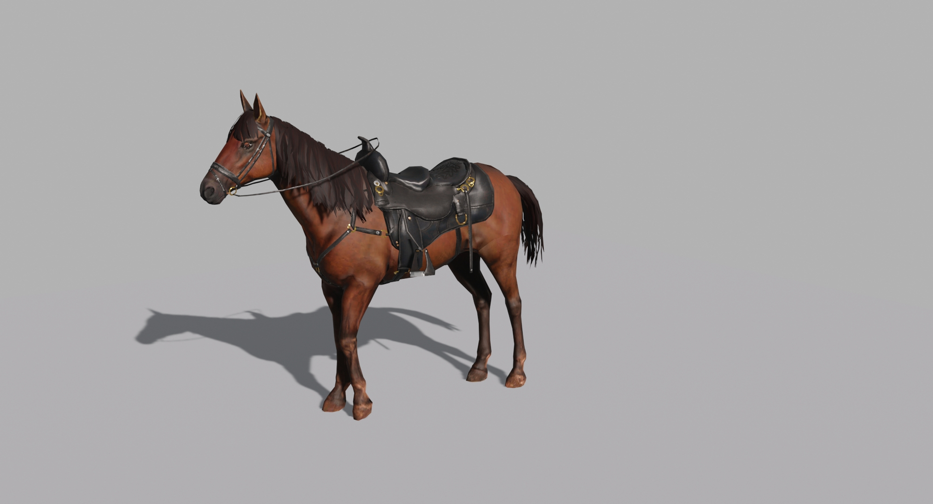 PUBGM Horse with 40 Animation Rigged 3D 모델 - TurboSquid 2075342