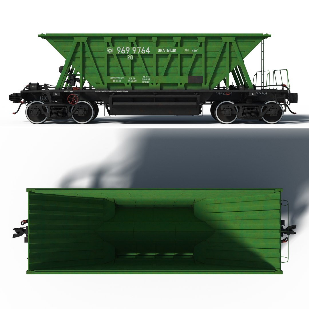 3D Train Car Hopper Model 20-4015 Model - TurboSquid 1885437