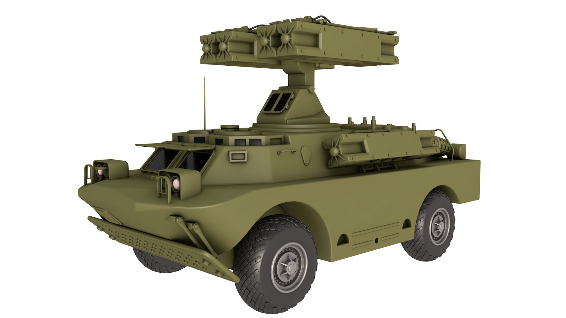 3D 9K31 Strela-1 SA-9 Gaskin Model - TurboSquid 2296951