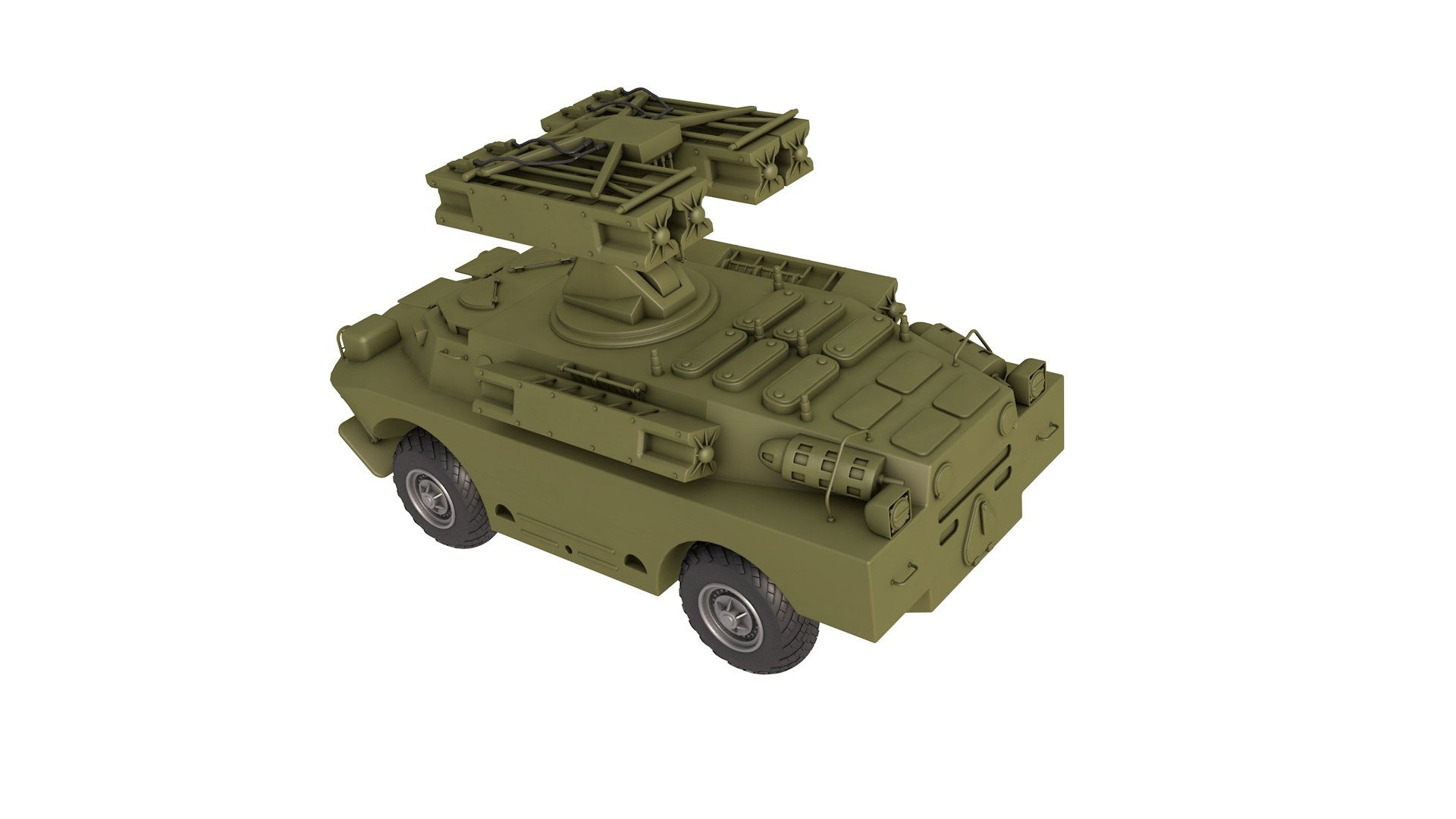 3D 9K31 Strela-1 SA-9 Gaskin Model - TurboSquid 2296951