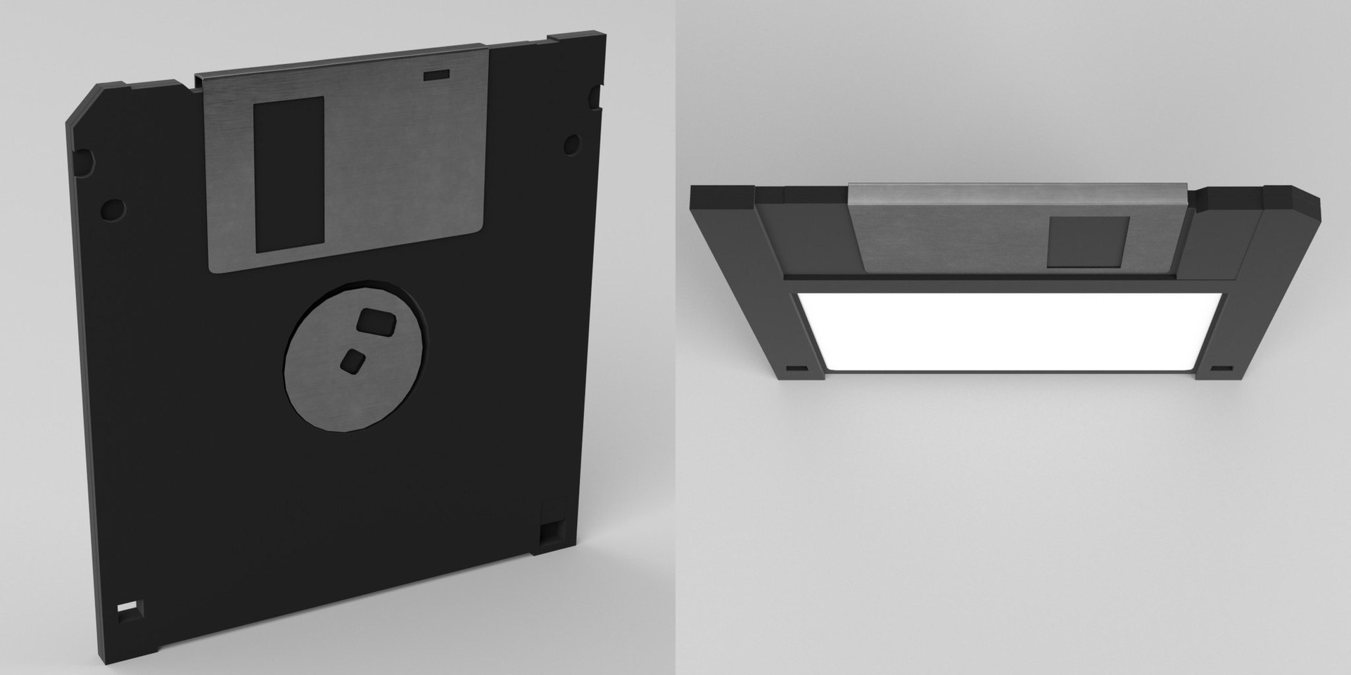 3D Floppy Disk Model - TurboSquid 1274222