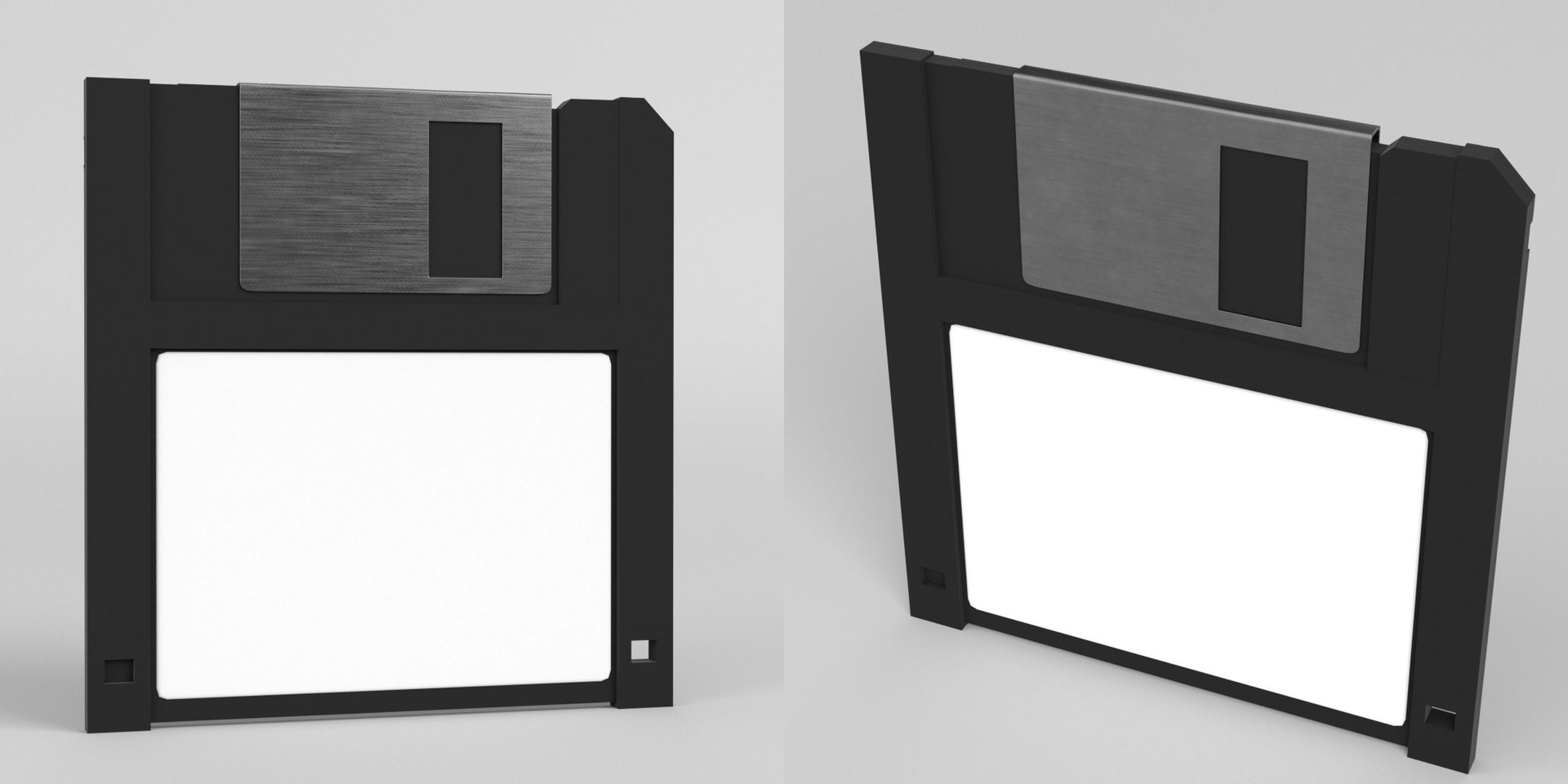 3D Floppy Disk Model - TurboSquid 1274222
