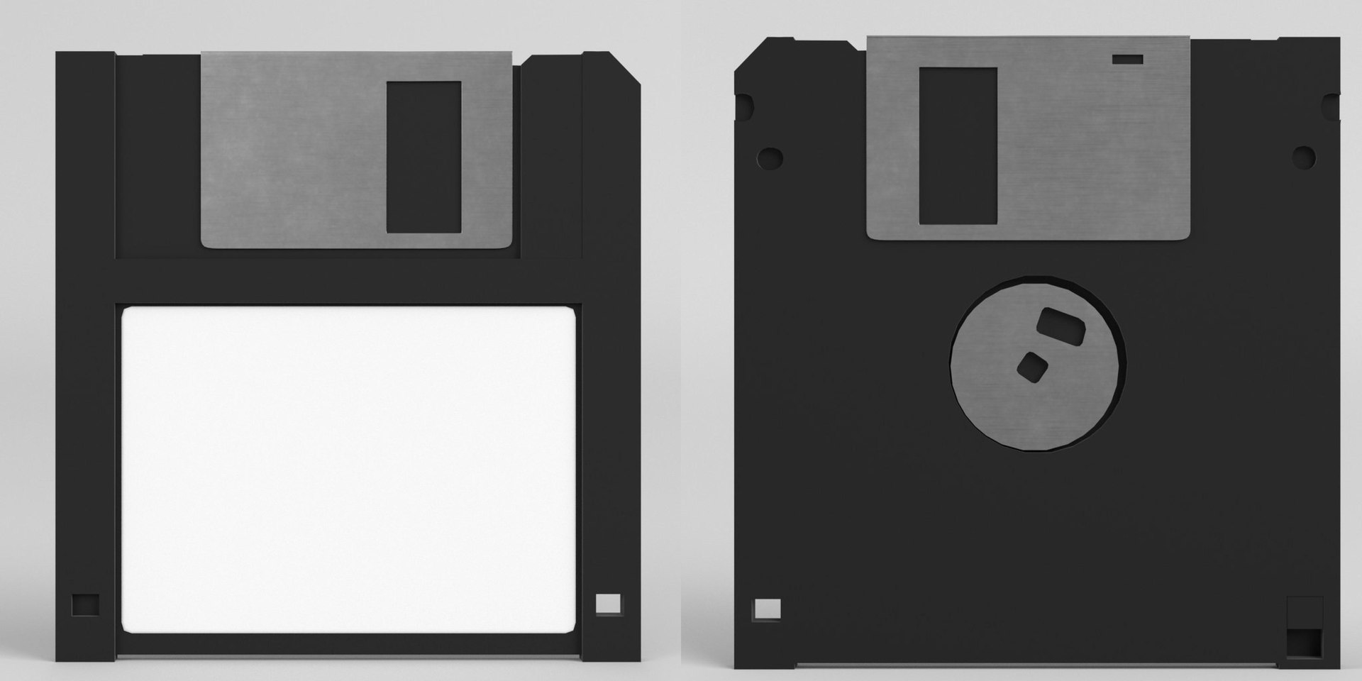 3D Floppy Disk Model - TurboSquid 1274222