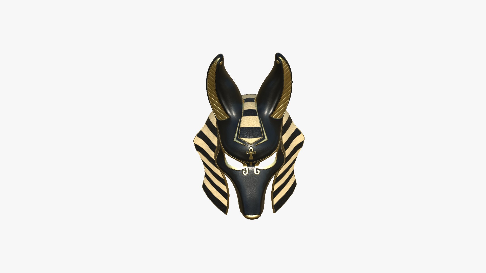 3D Anubis Mask A01 - Egyptian Gods Character Clothing - TurboSquid 2190246