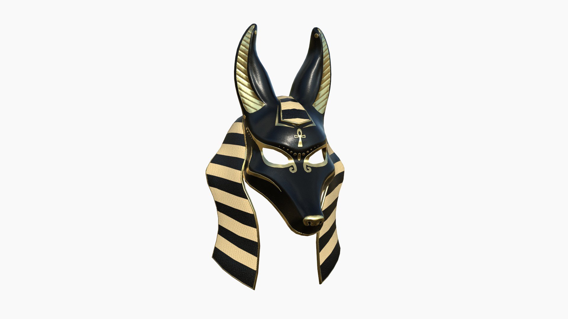 3D Anubis Mask A01 - Egyptian Gods Character Clothing - TurboSquid 2190246