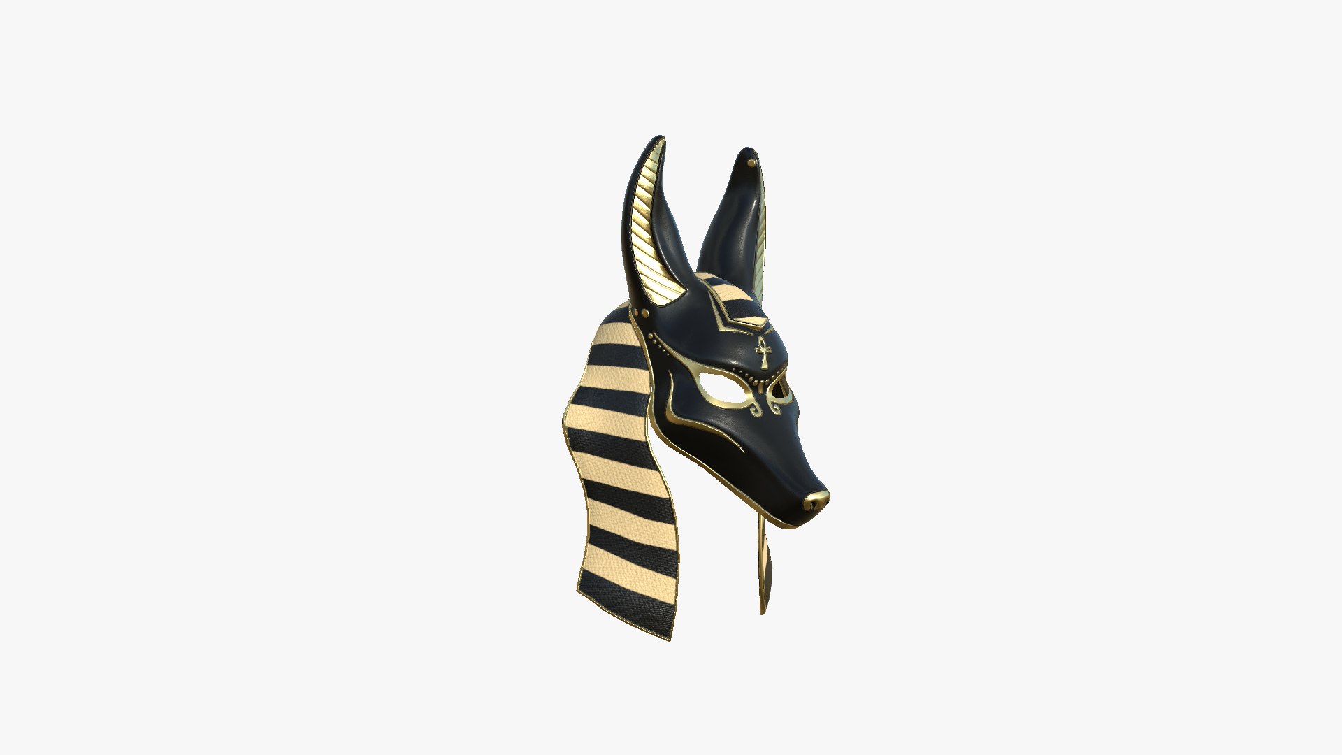 3D Anubis Mask A01 - Egyptian Gods Character Clothing - TurboSquid 2190246