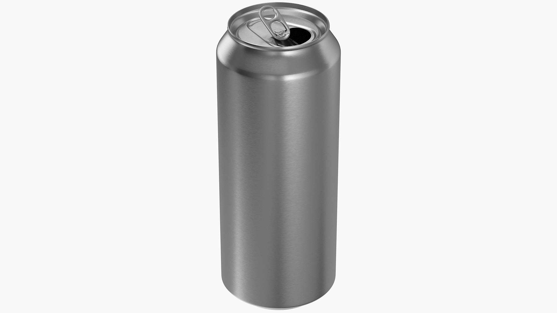 Opened Standard Aluminum Can 500ML model - TurboSquid 2171341