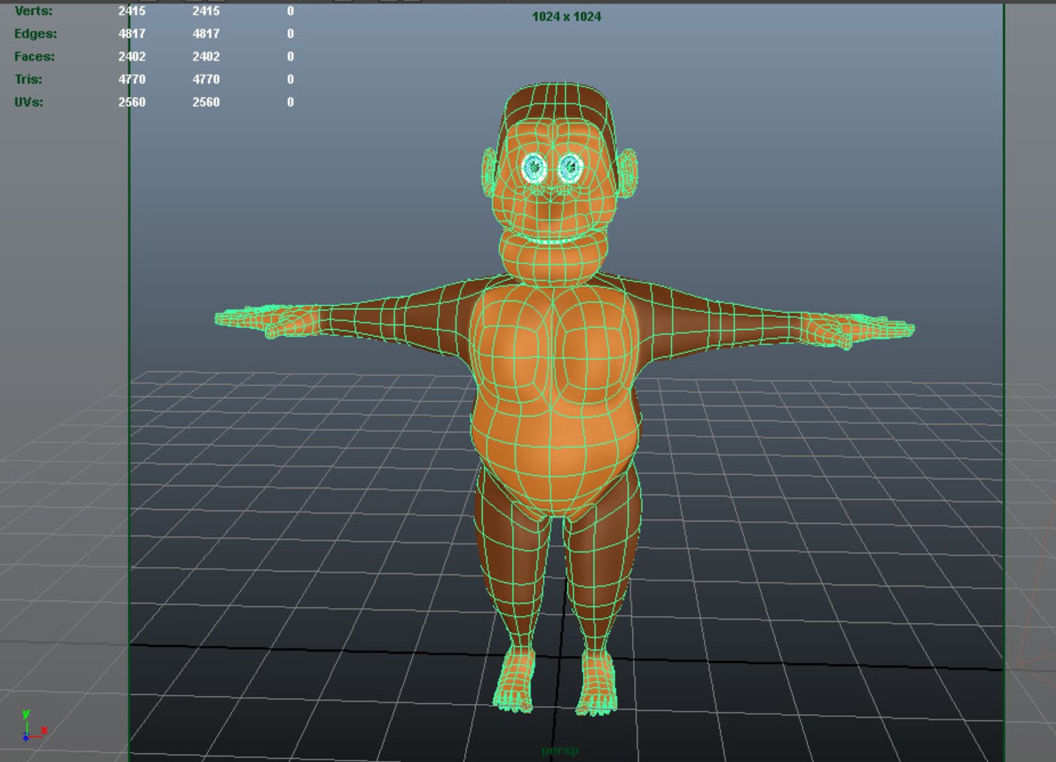 Maya Cartoon Chimpanzee