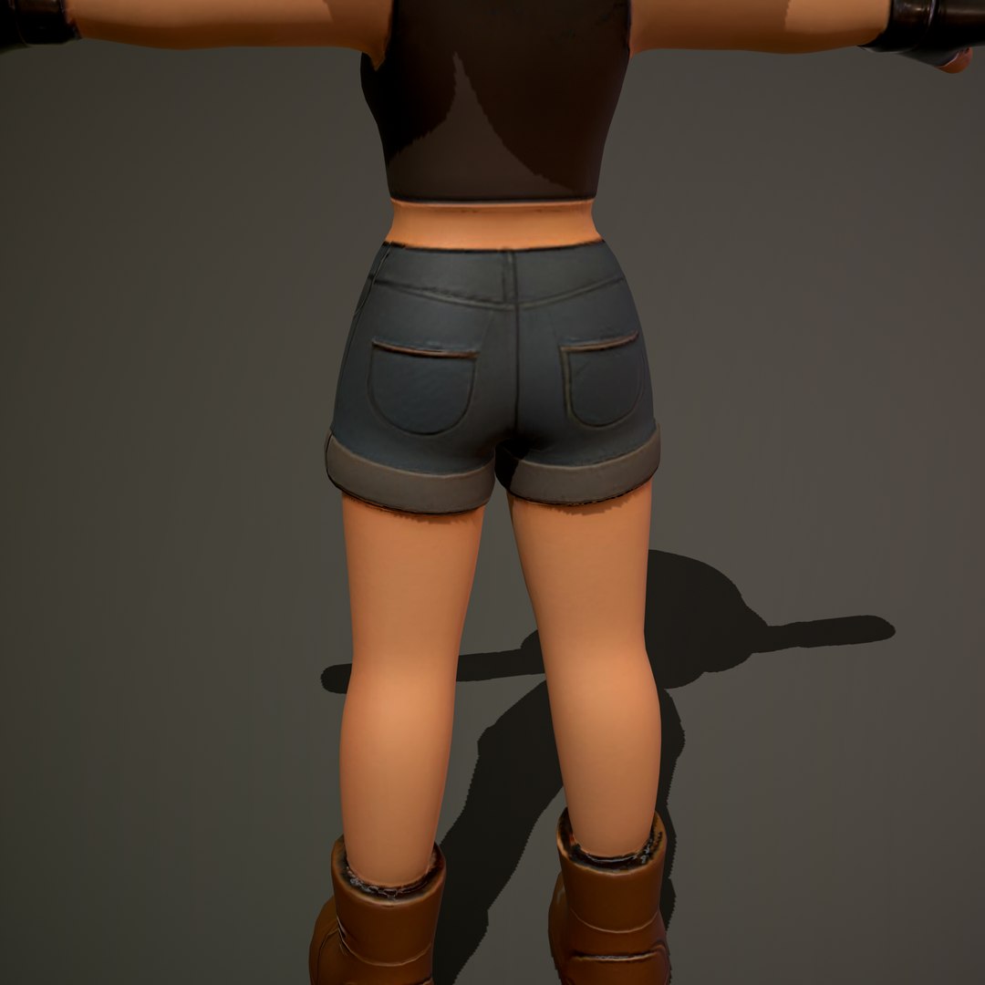 Stylized Girl Character 3D - TurboSquid 2467421