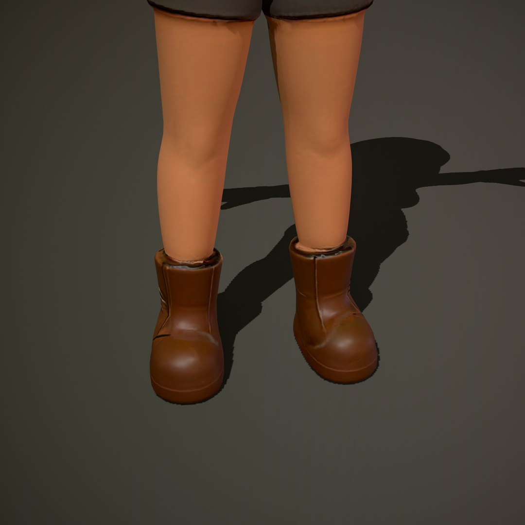 Stylized Girl Character 3D - TurboSquid 2467421