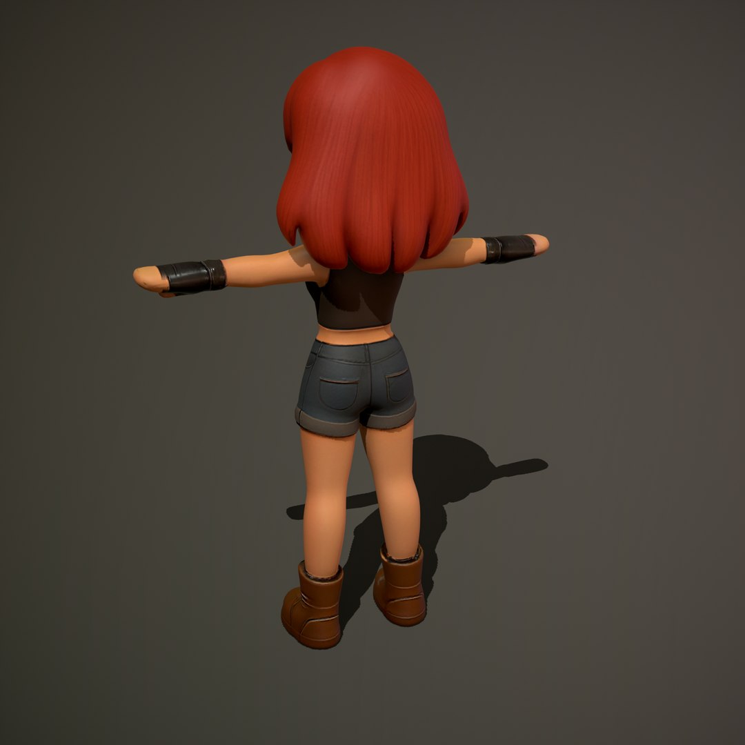 Stylized Girl Character 3D - TurboSquid 2467421