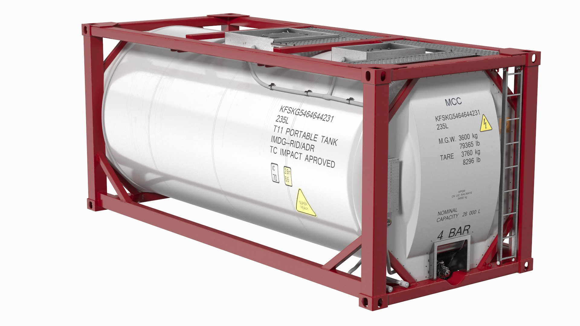 3D Tank Container - TurboSquid 2144506