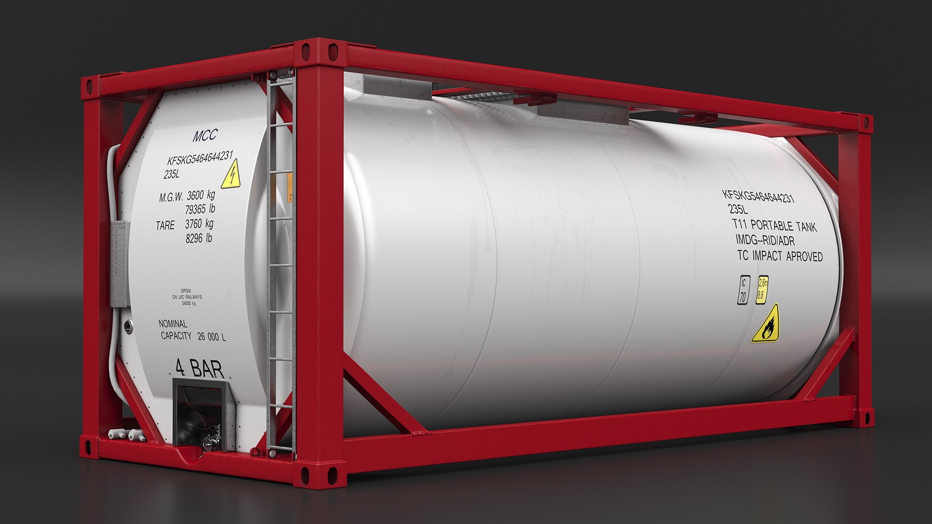 3D Tank Container - TurboSquid 2144506
