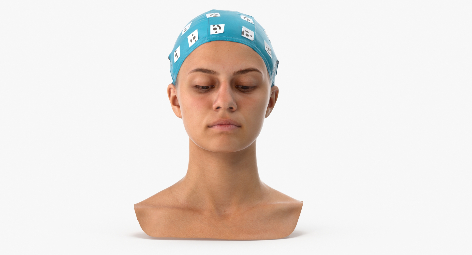 3D Penelope Human Head Eyes - TurboSquid 1697096