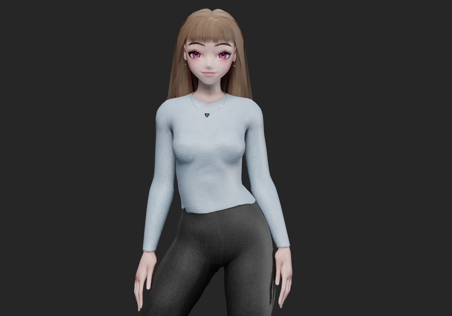 Basic Classic Girl V28987 3D Model - TurboSquid 2272497