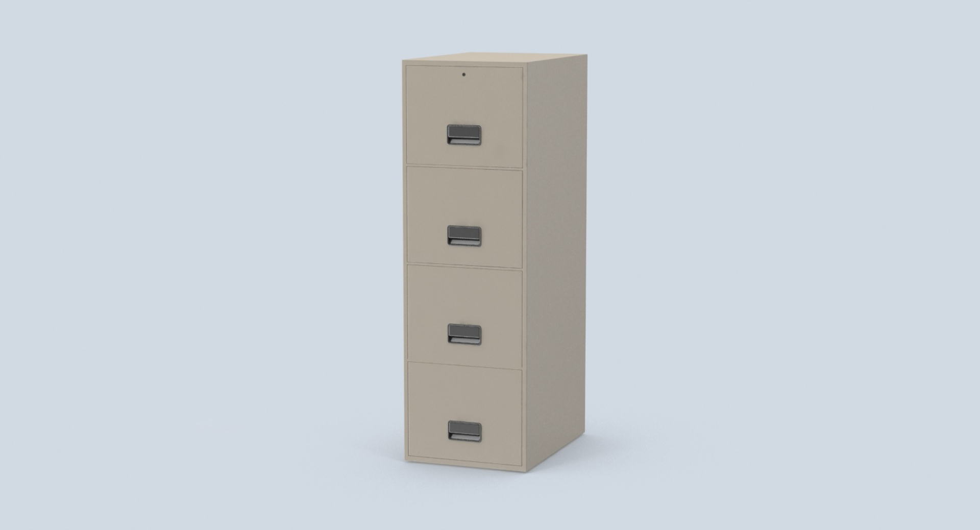 3d filing cabinet model