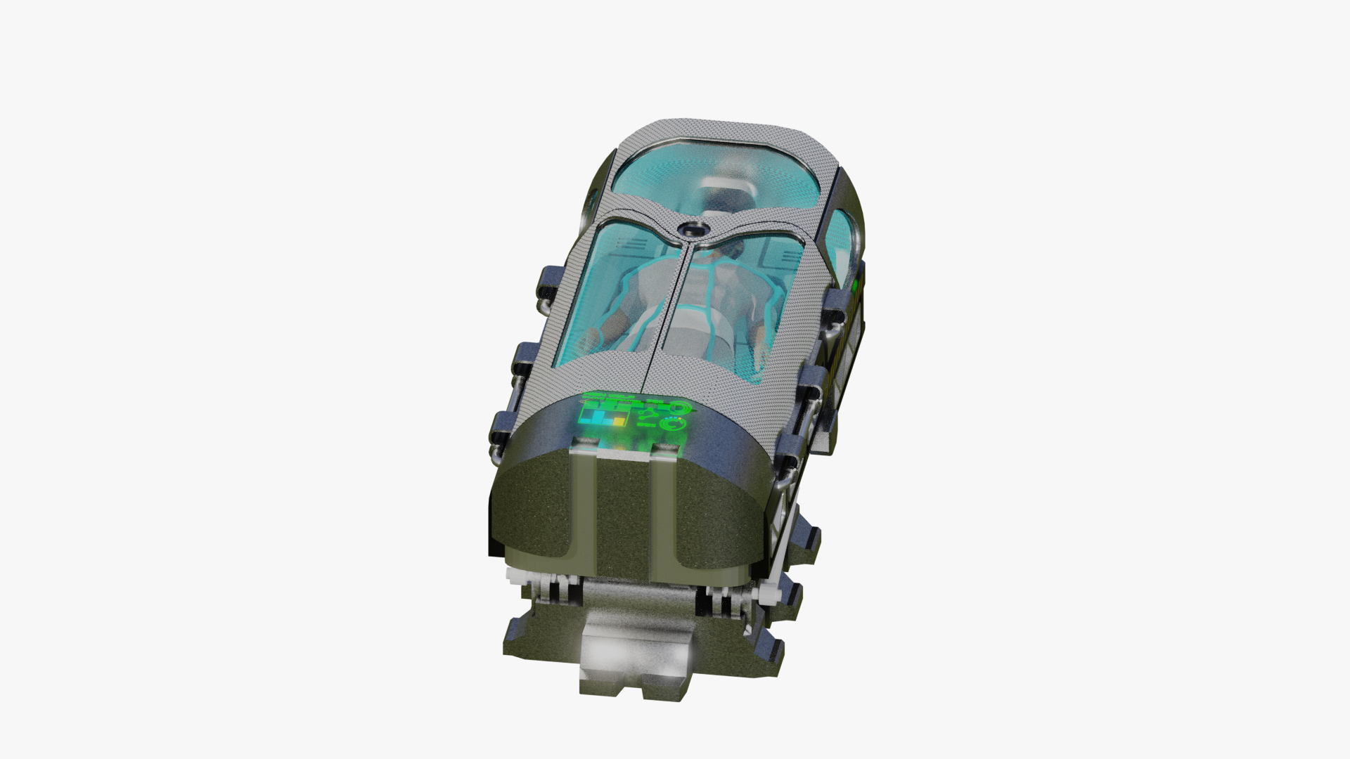 Free 3D Hibernation Module - TurboSquid 1667696