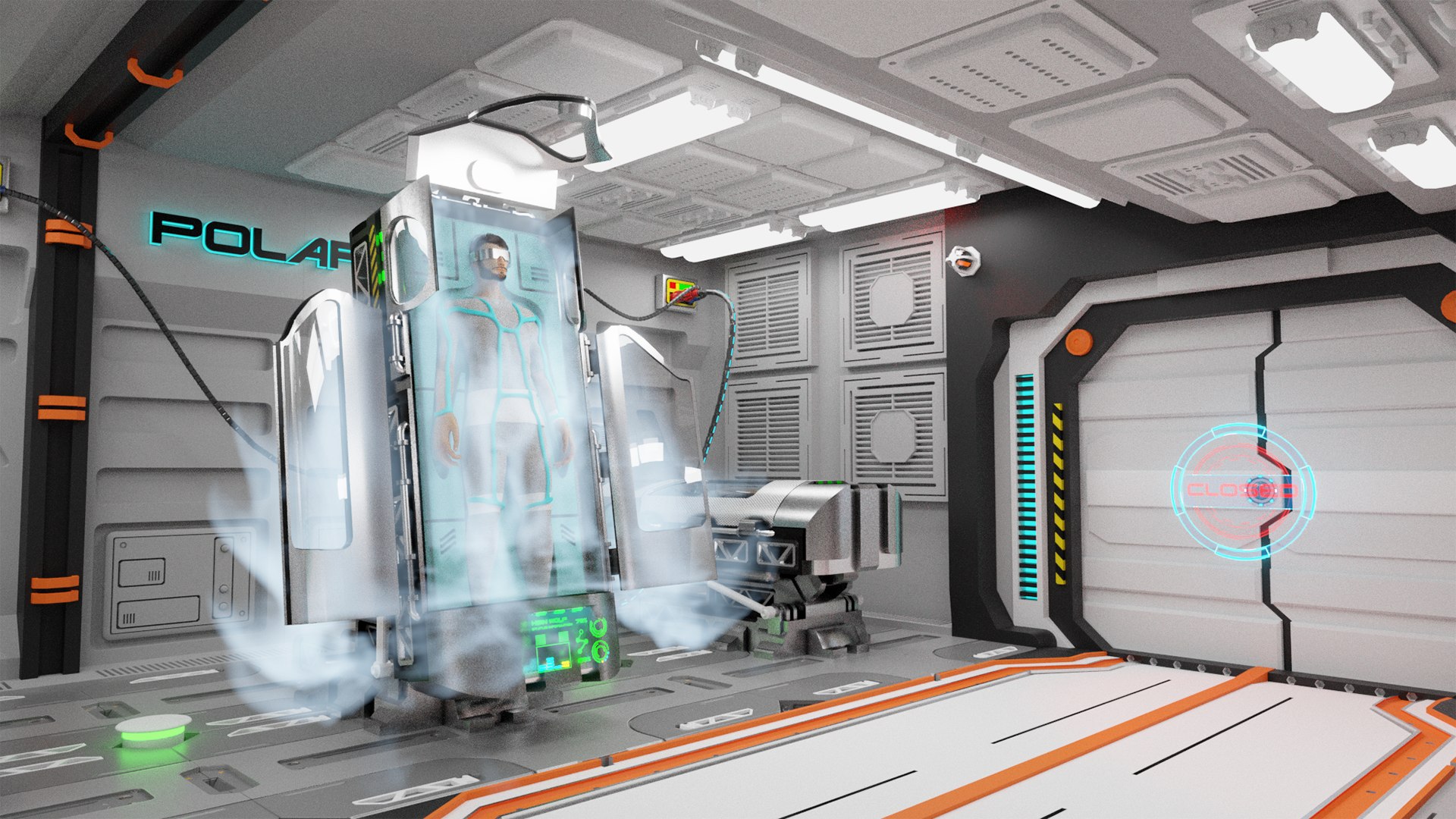 Free 3D Hibernation Module - TurboSquid 1667696