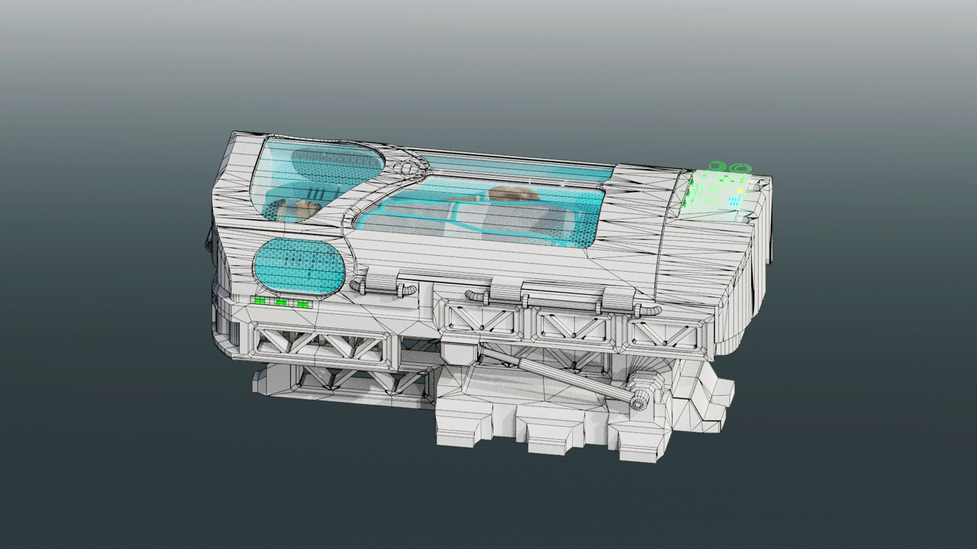 Free 3D Hibernation Module - TurboSquid 1667696