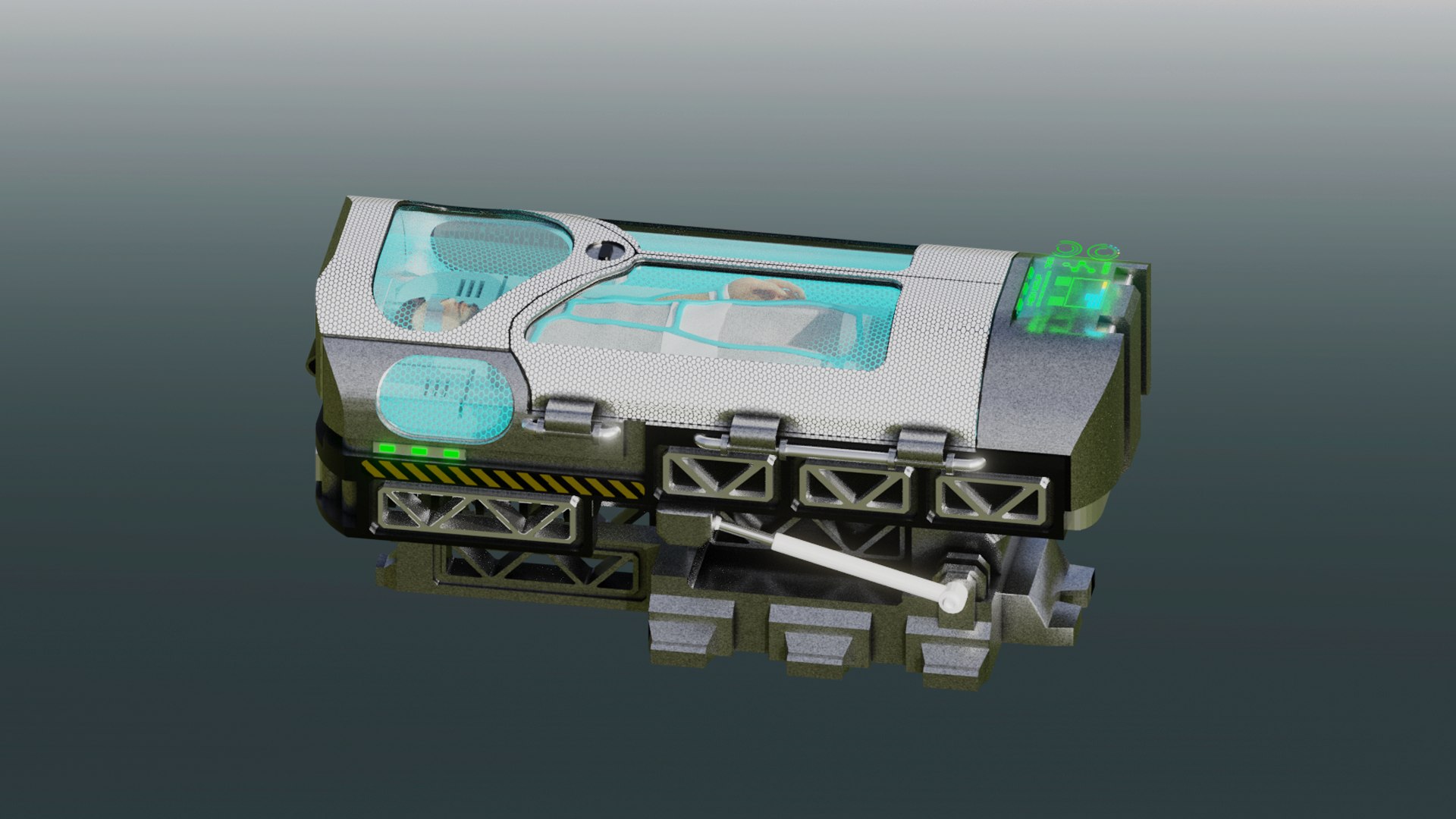 Free 3D Hibernation Module - TurboSquid 1667696