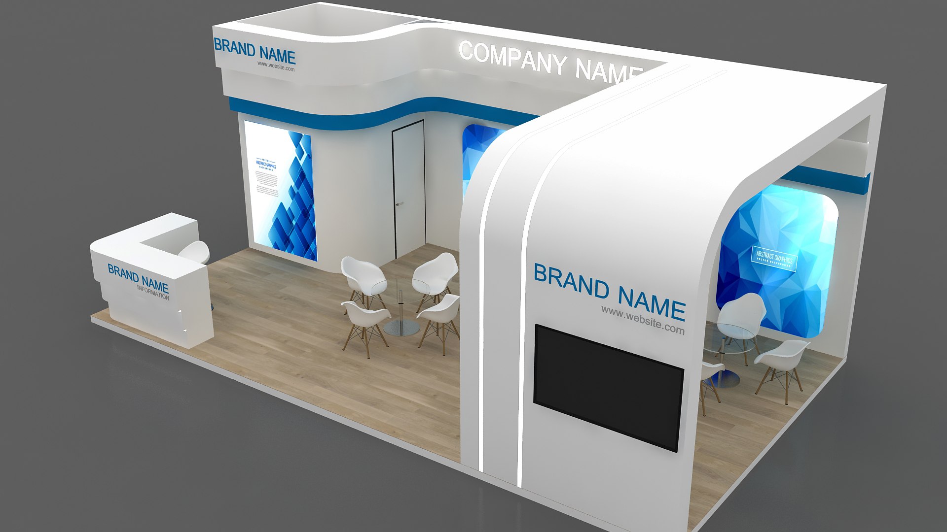 3D 3D Stand - TurboSquid 2424328