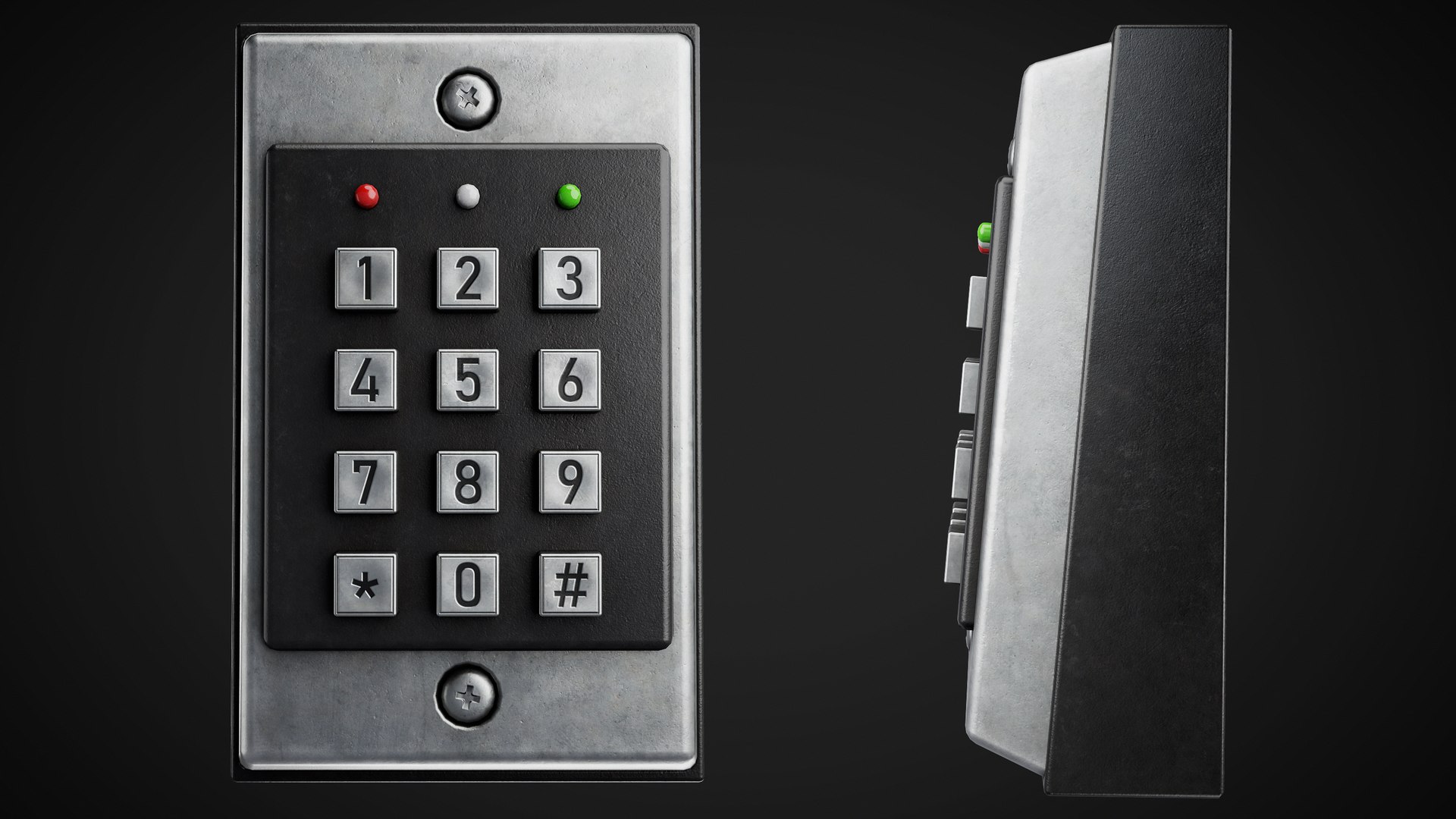 Keypad Lock 2 3D Model - TurboSquid 2135283