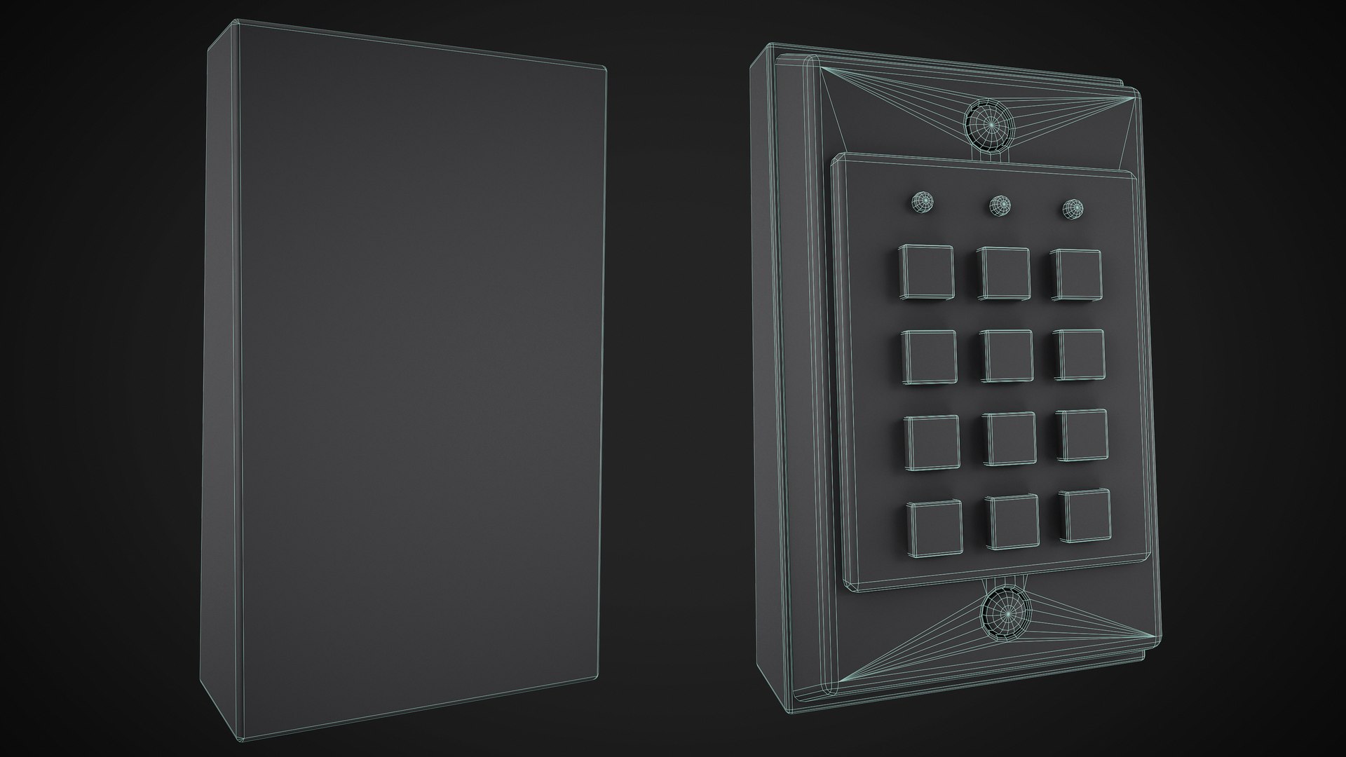 Keypad Lock 2 3D Model - TurboSquid 2135283