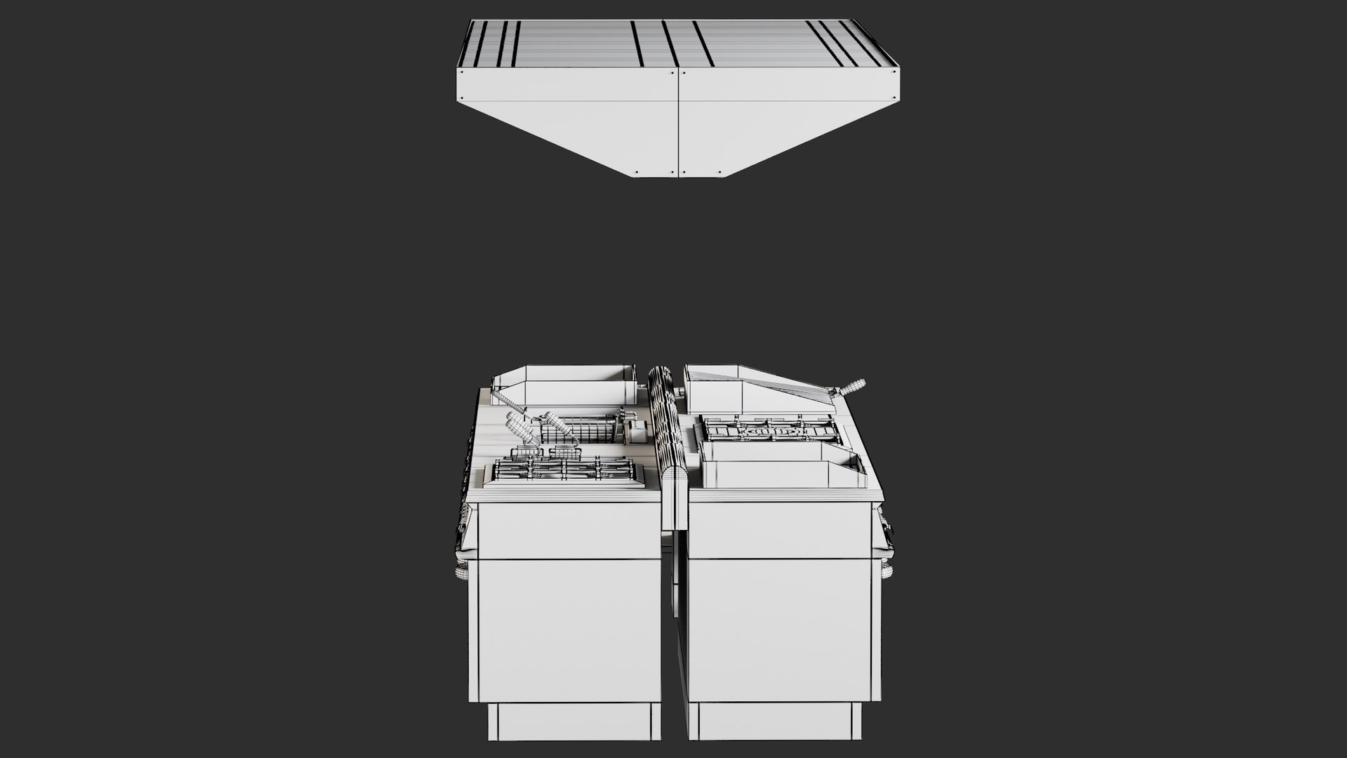 Realistic Cooking Line 3D - TurboSquid 1588131