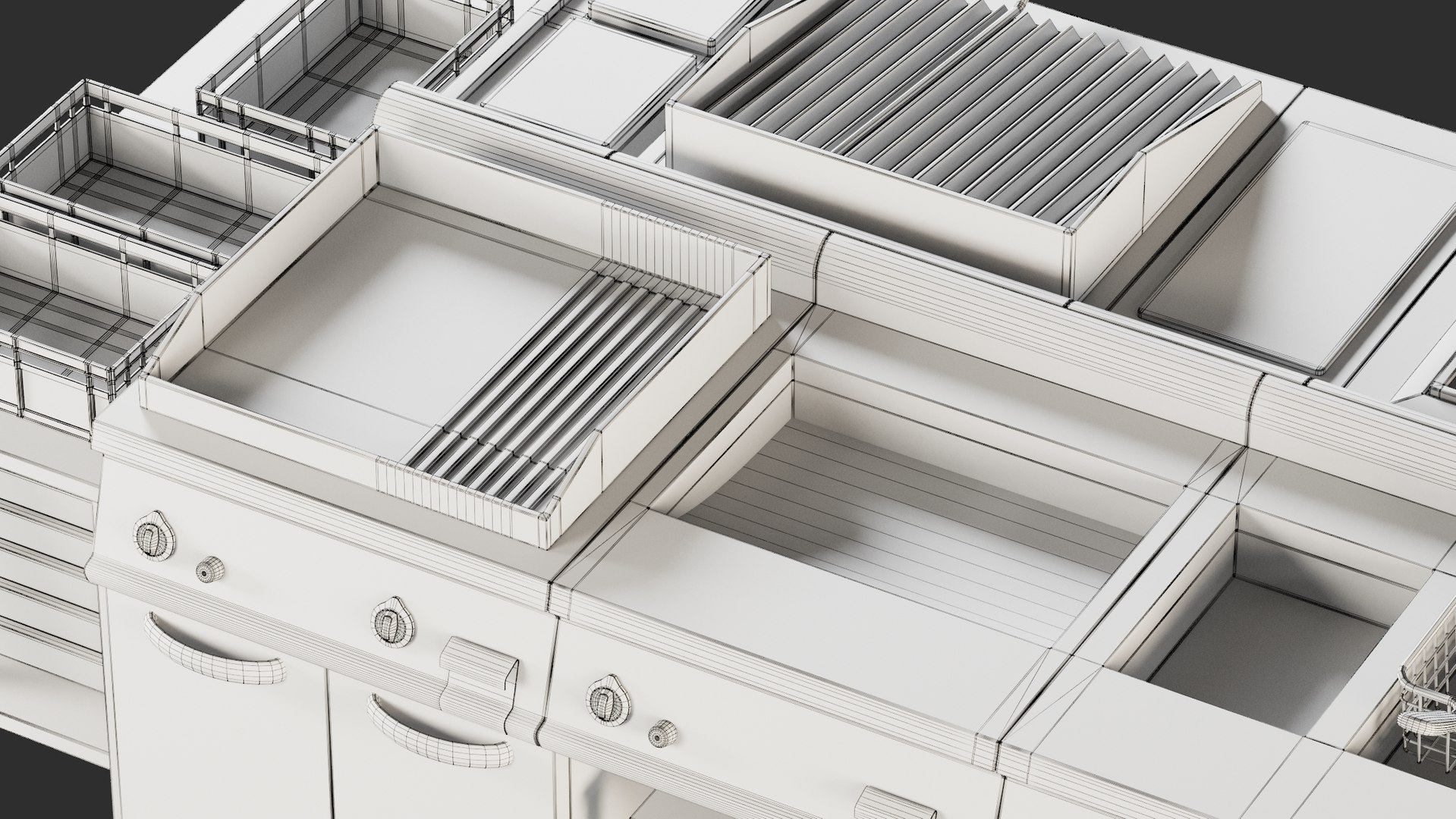 Realistic Cooking Line 3D - TurboSquid 1588131