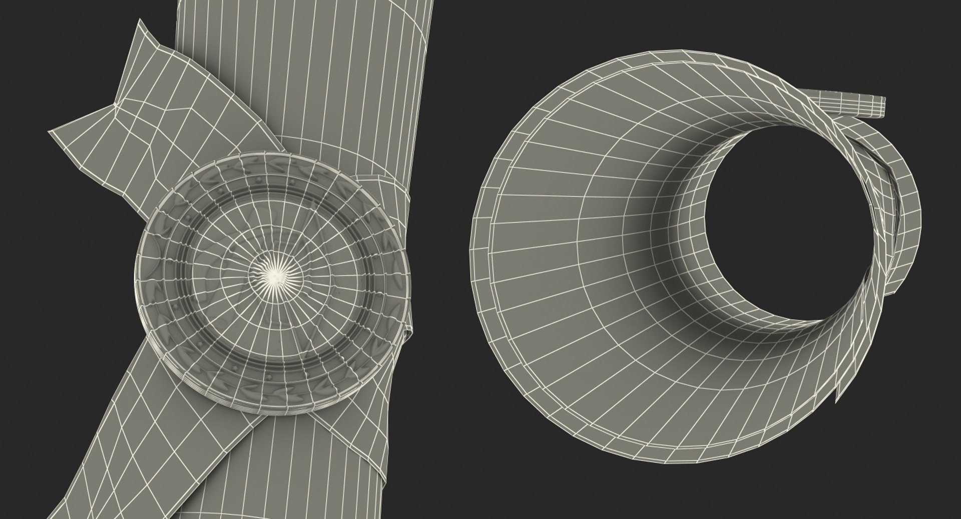 3D Model Degree Scroll Red Ribbon - TurboSquid 1342297