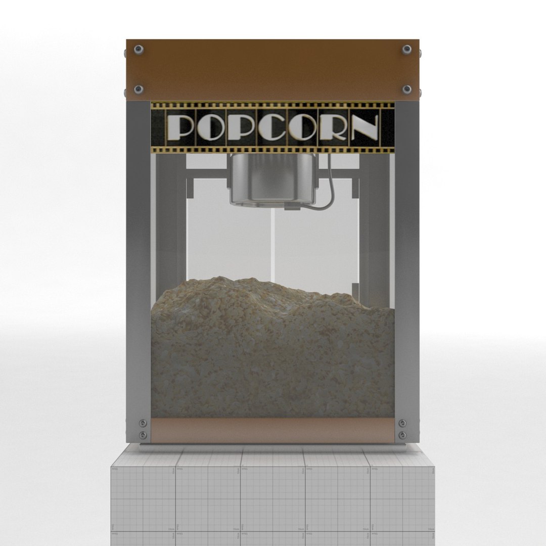 Premiere Popcorn Machine - 3D Model - TurboSquid 1346566