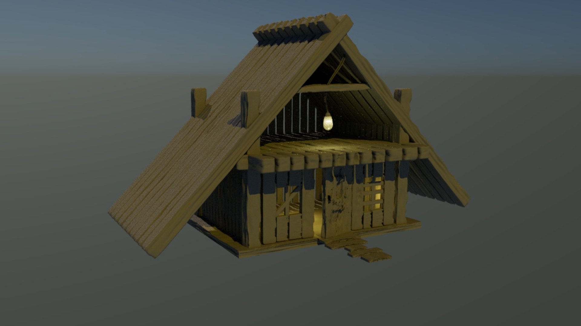 3D Log cabin - TurboSquid 2181959