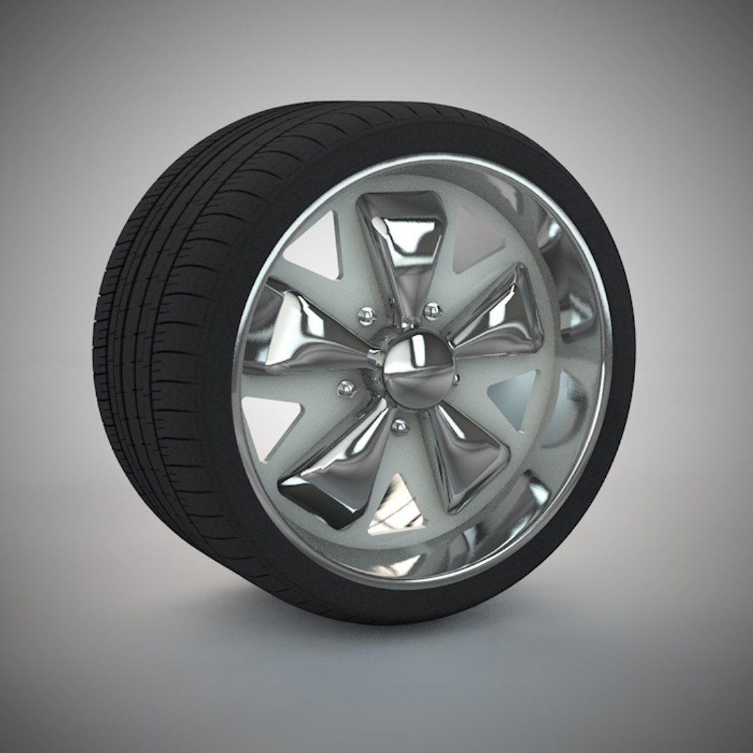 Free Fuchs Wheels 3d Model
