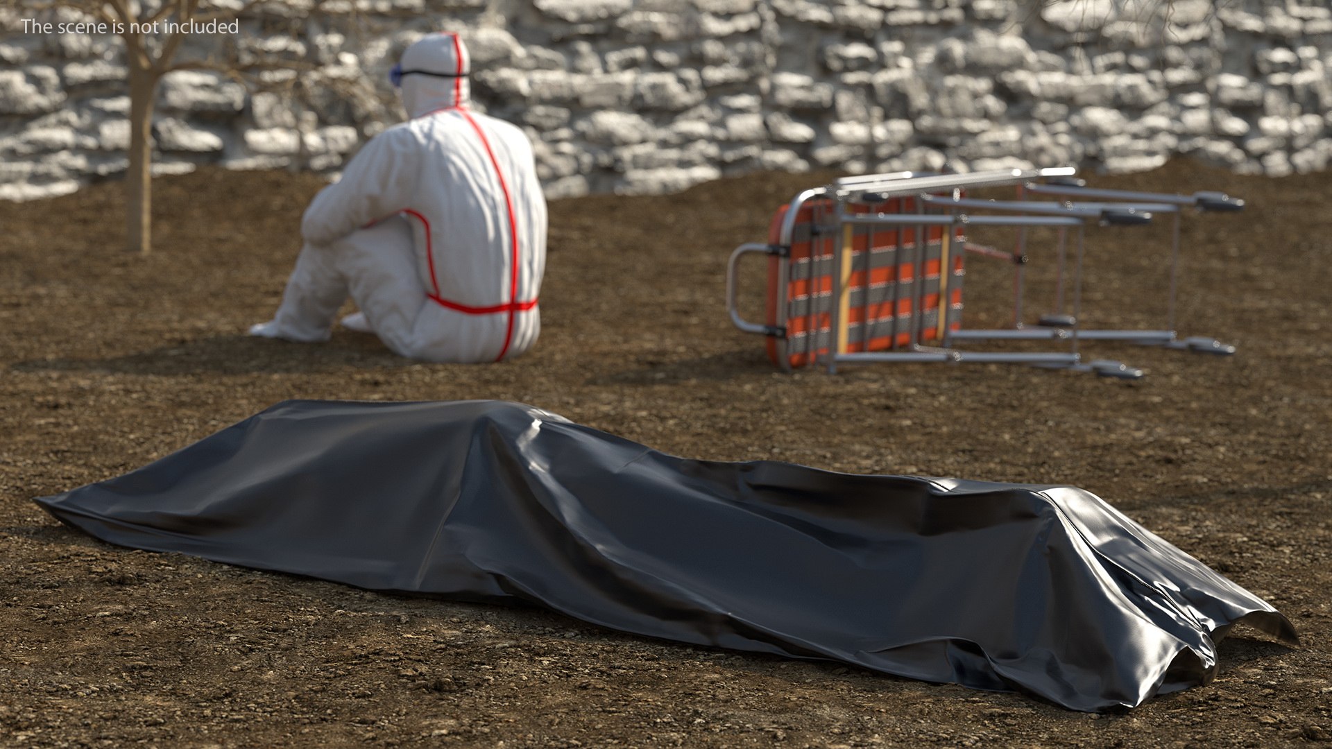 Covered Dead Bodies 3D Model - TurboSquid 1595612