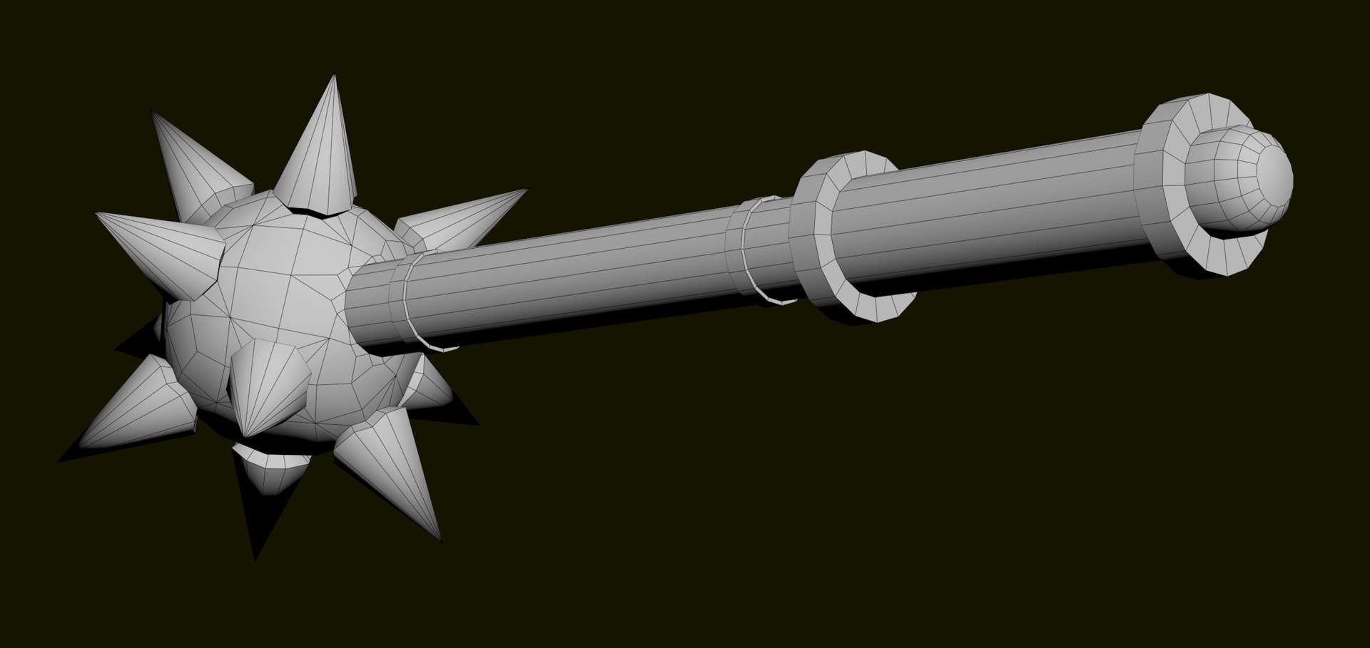 3D Fantasy Medieval Mace - TurboSquid 1484582