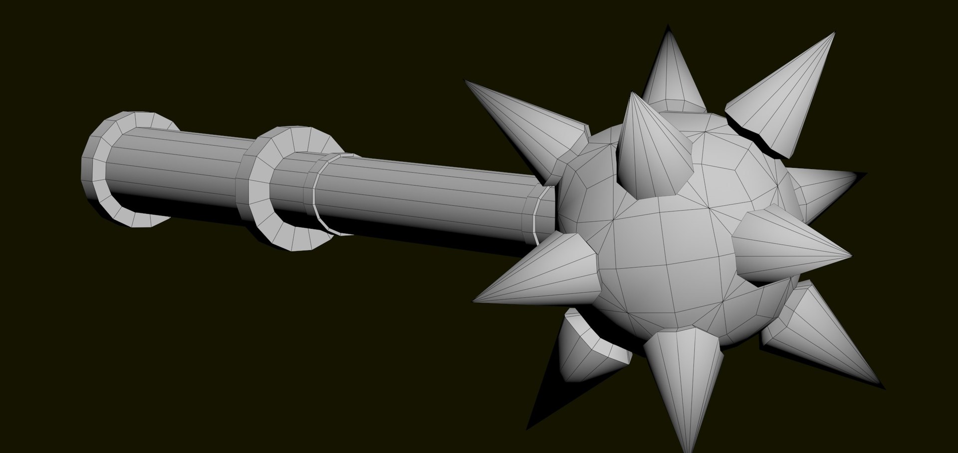 3D Fantasy Medieval Mace - TurboSquid 1484582