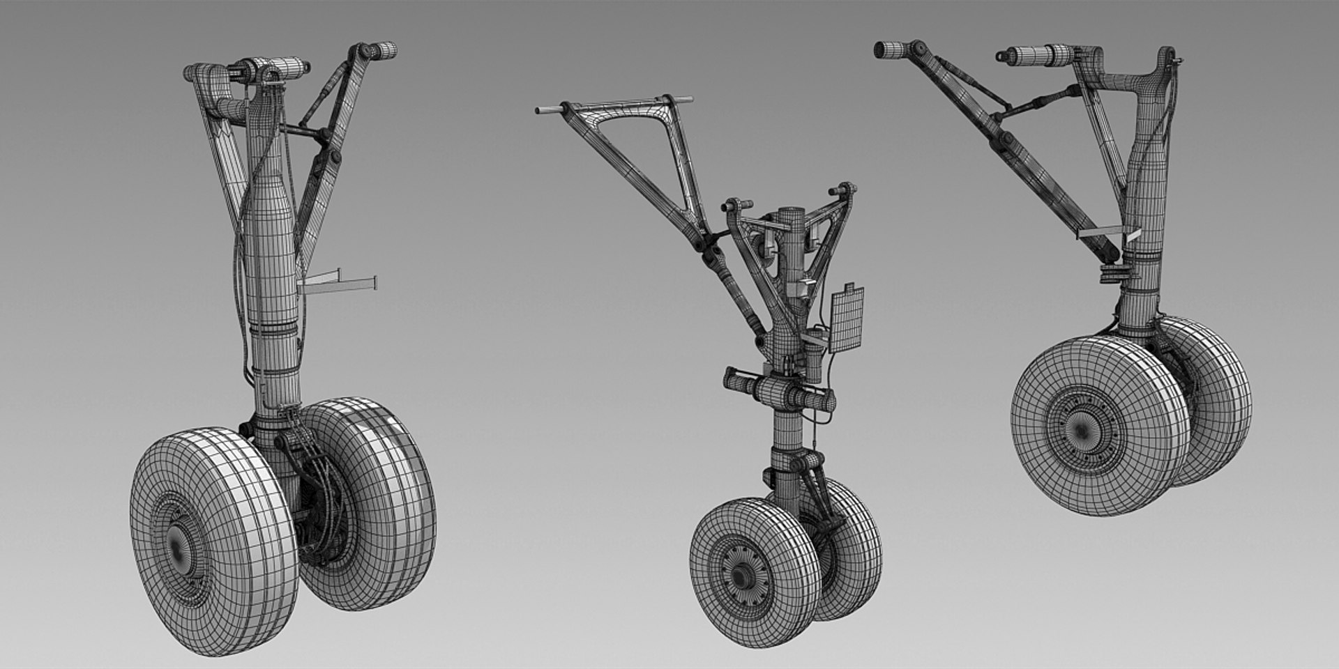 A320neo Landing Gears 3D Model - TurboSquid 1160931