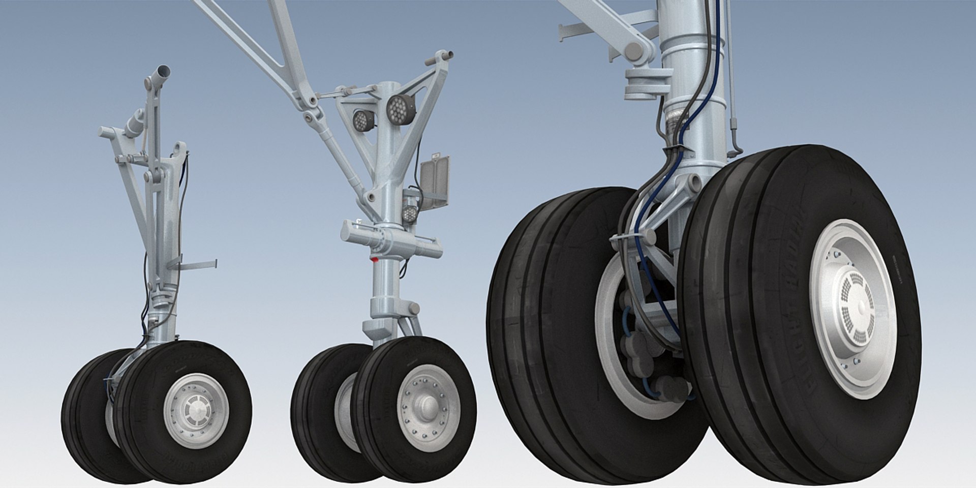 A320neo Landing Gears 3D Model - TurboSquid 1160931
