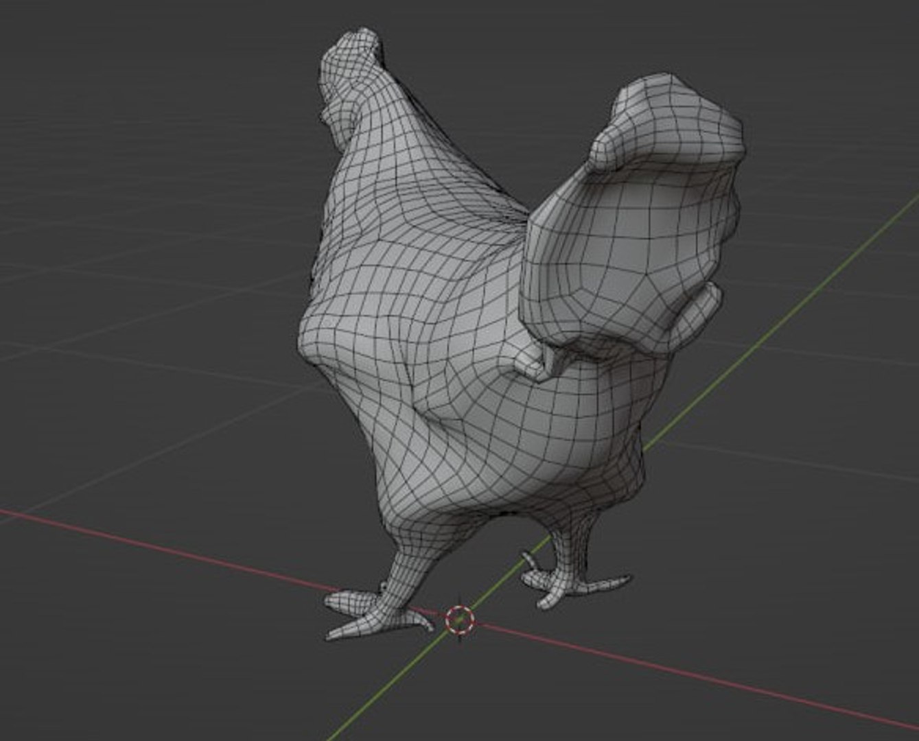 Low-poly Chicken PBR 3D Model - TurboSquid 2206442
