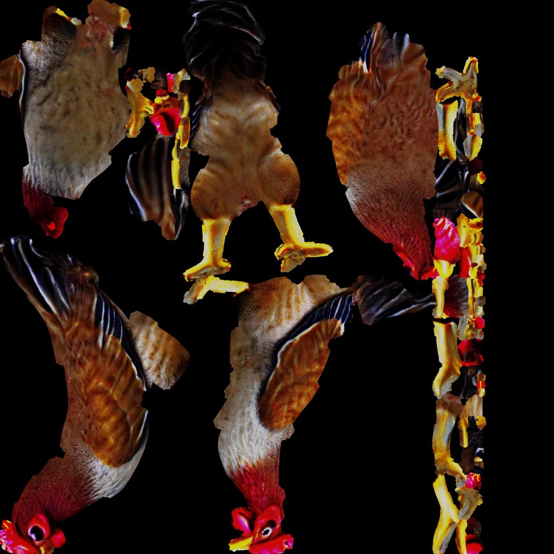 Low-poly Chicken PBR 3D Model - TurboSquid 2206442
