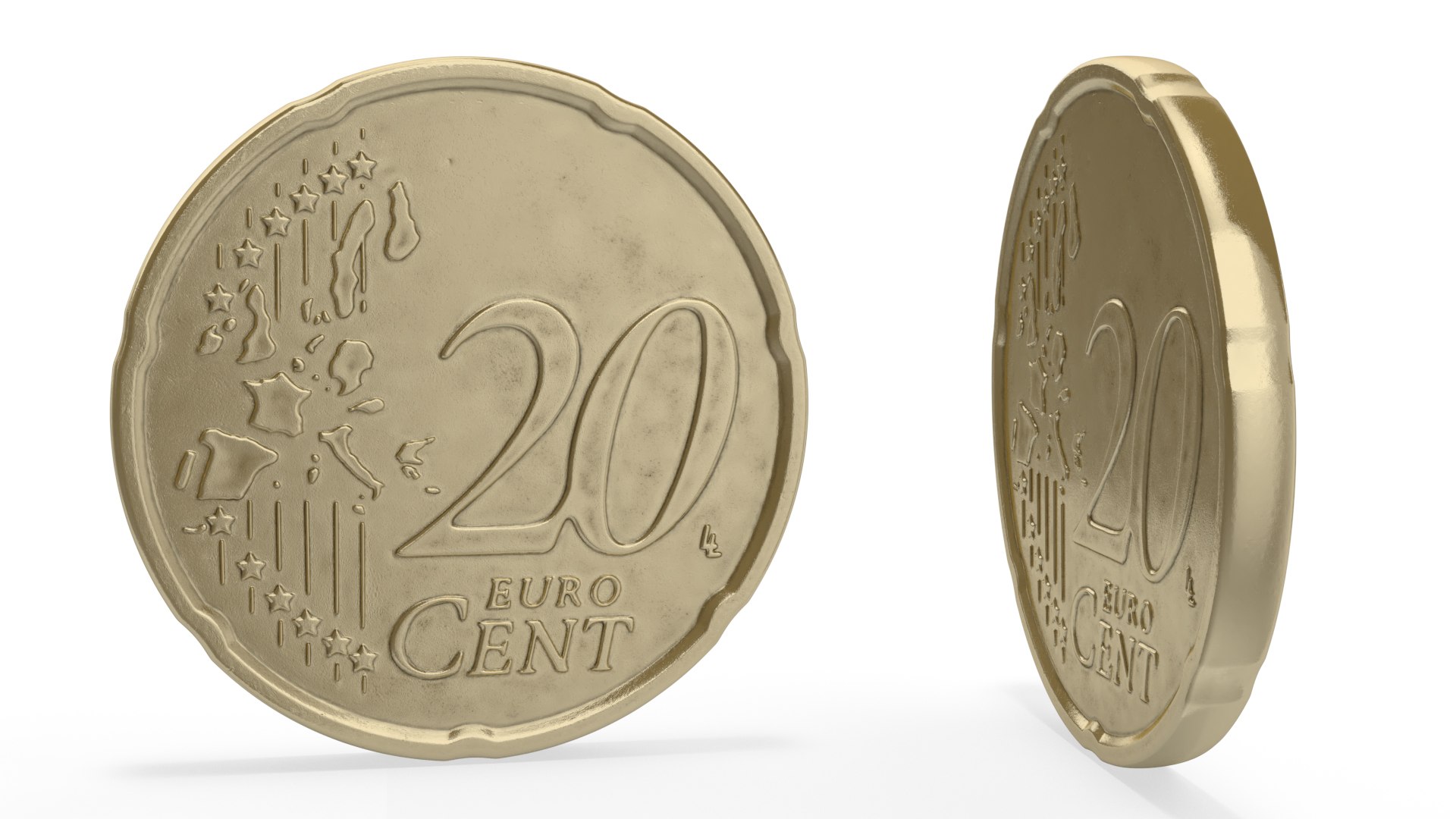 3D Germany 20 Cent - TurboSquid 2149111