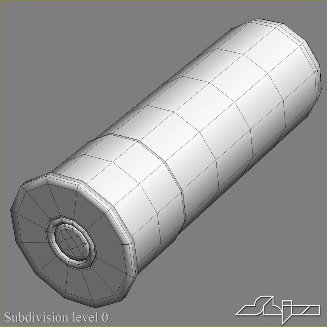 Shotgun Shell 1 3d Model