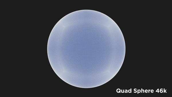 Quad sphere 3D model - TurboSquid 1357680