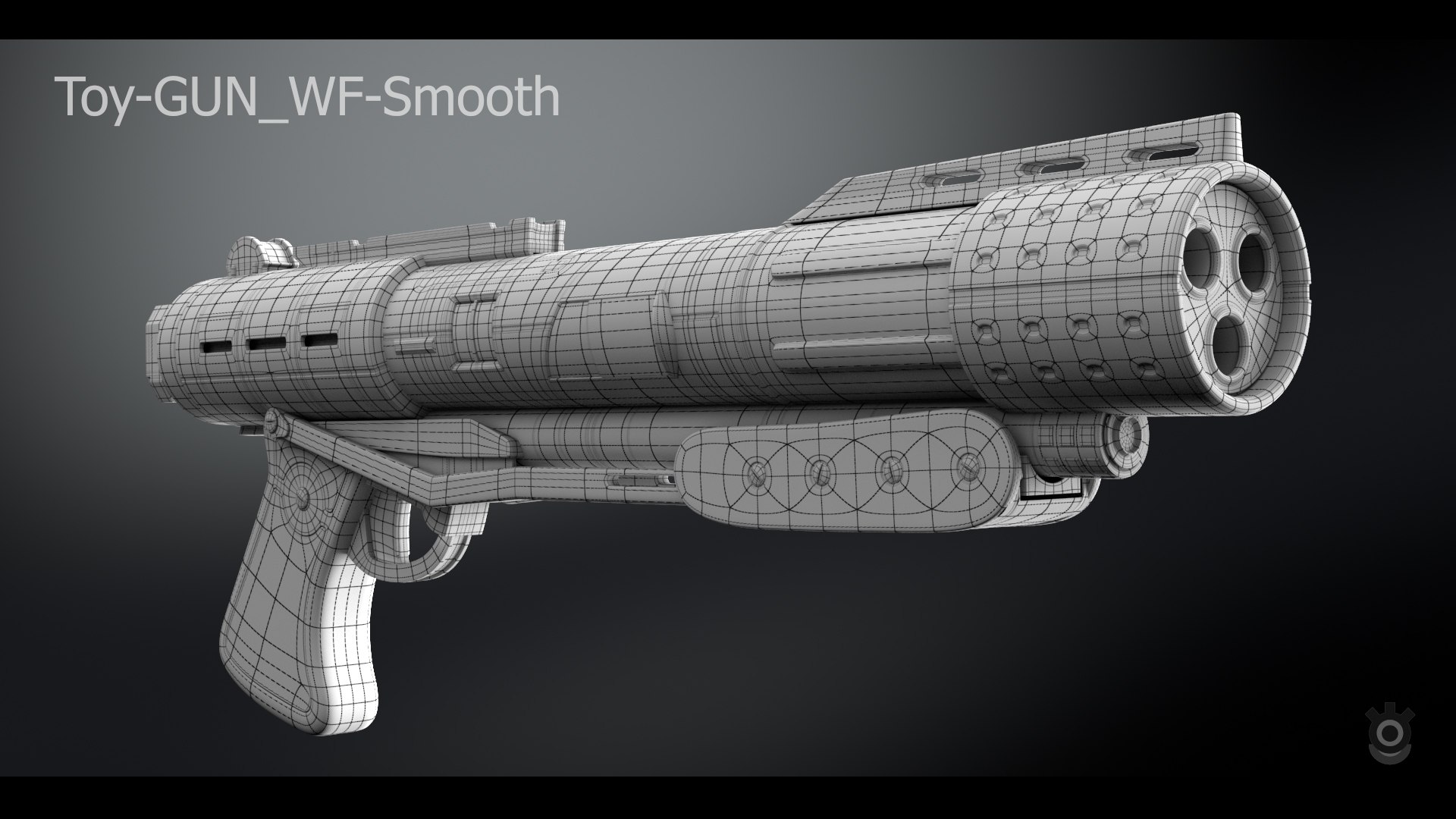 Toy Gun 3 3D Model - TurboSquid 1221424