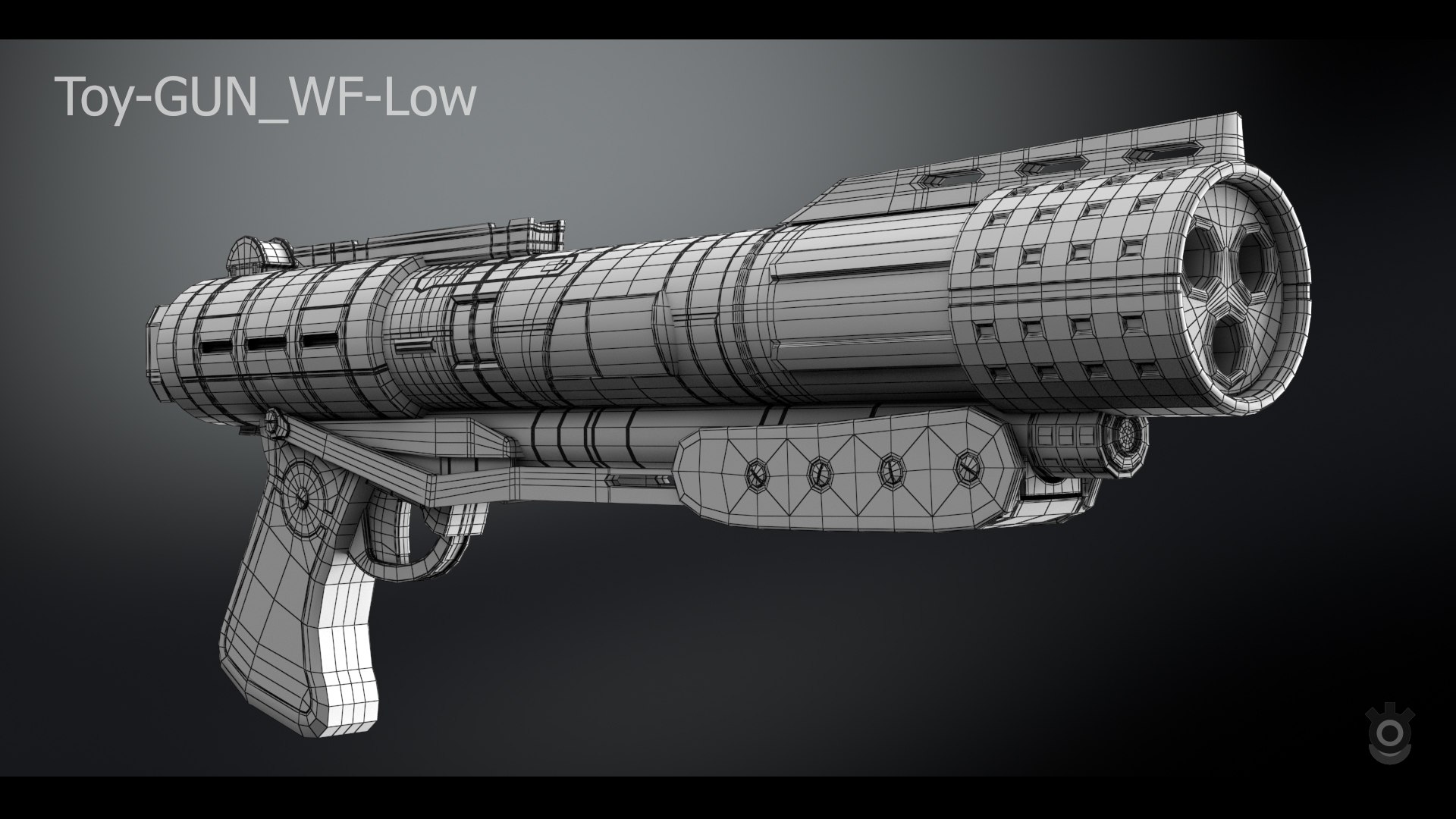 Toy Gun 3 3D Model - TurboSquid 1221424