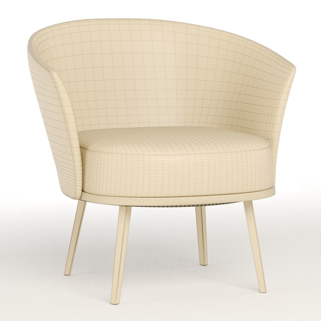 3D Dorso Lounge Chair Model - TurboSquid 2296822